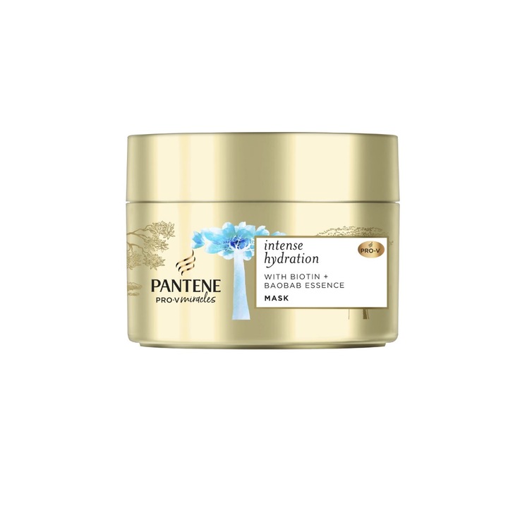Masca de par Pantene Pro-V Miracles Hydra Glow Surge Sorbet pentru par uscat si deteriorat, 300 ...