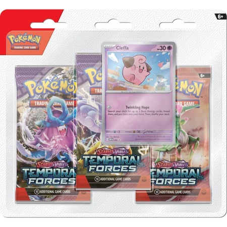 Set 3 pachete carti colectie, Temporal Forces, Pokemon TCG, Cleffa ...