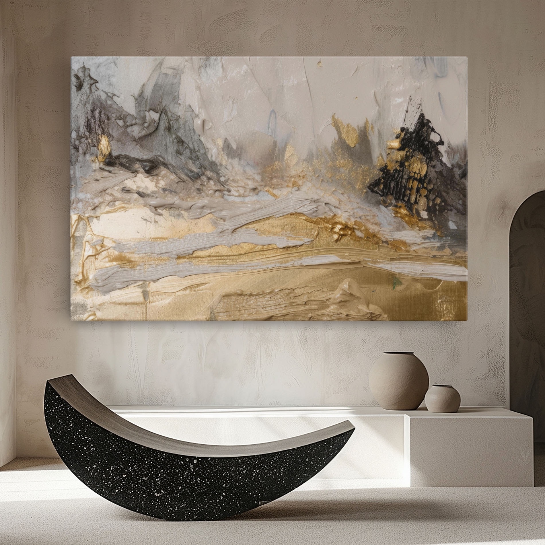 Tablou Canvas, 80x120 cm, Dormitor si Living, Abstracte, Arta Abstracta ...