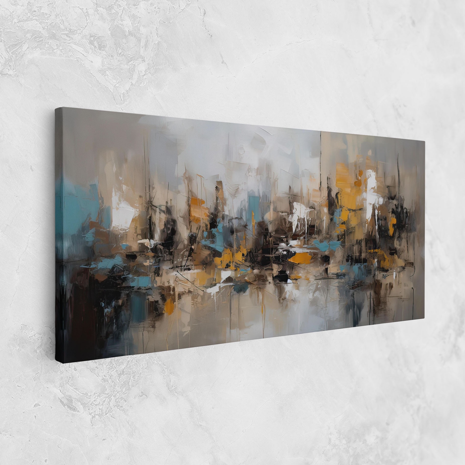 Tablou Canvas, 40x80 cm, Dormitor si Living, Abstracte, Arta Abstracta ...