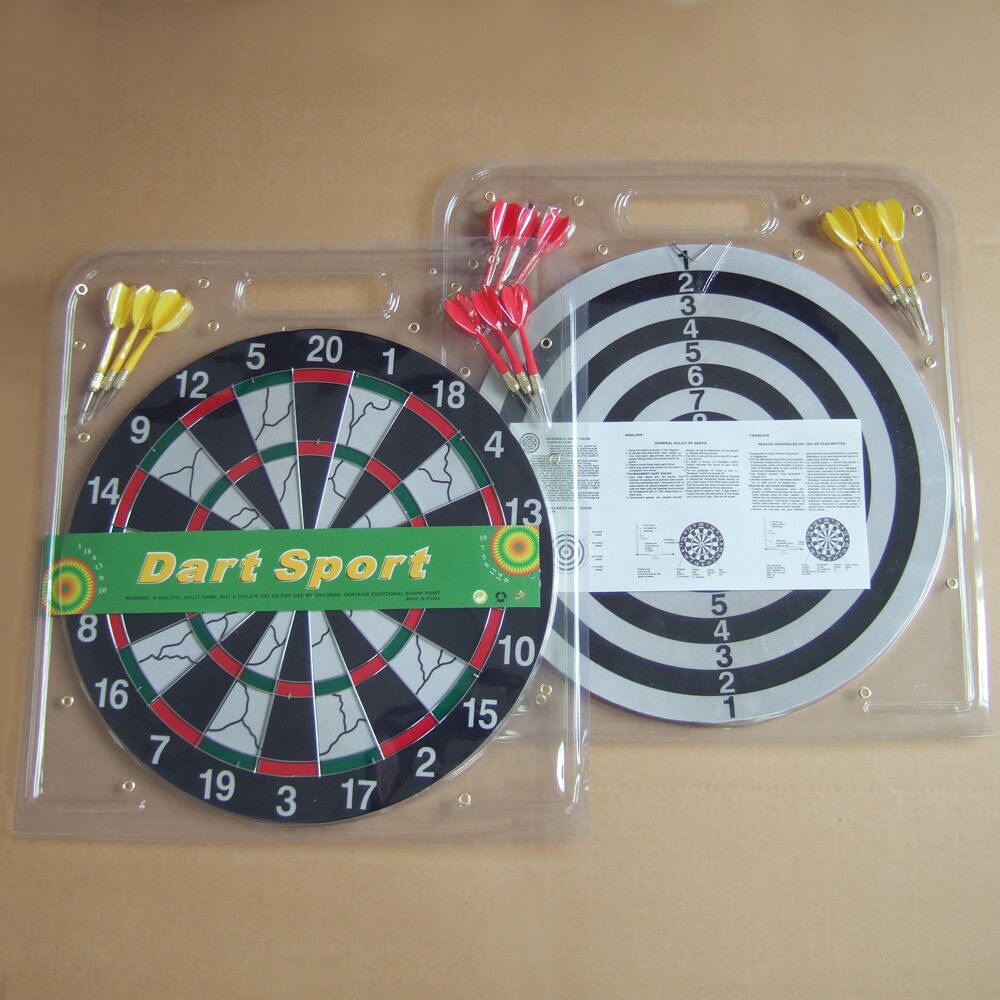 Tabla de darts clasica, reversibila, autoregenerabila, multicolor, 17 ...