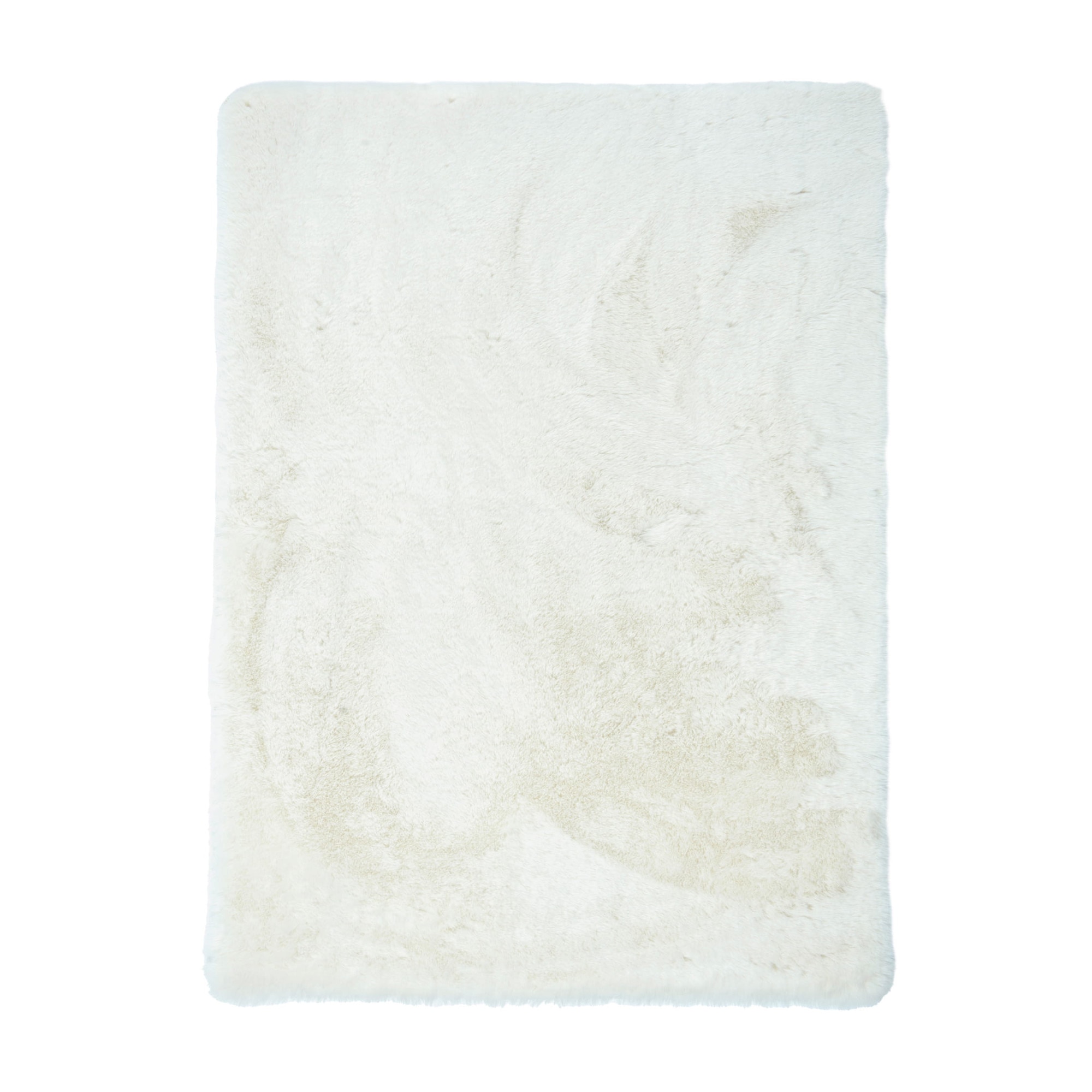 Covor pufos, e-floor, Poliester, Rabbit Madera, Suave, 120x170 cm, crem ...