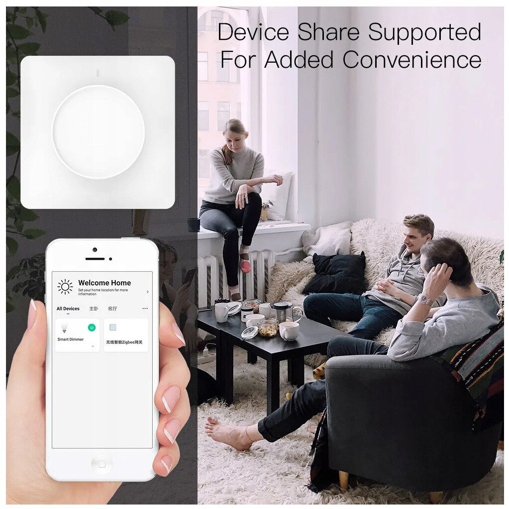 Intrerupator lumina reglabil LSC Smart Switch Dimmer, Compatibil Tuya ...