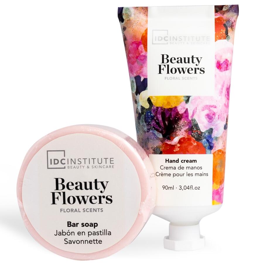 Set 2 produse cosmetice Beauty Flowers IDC Institute 44040, 90 ml si 90 ...