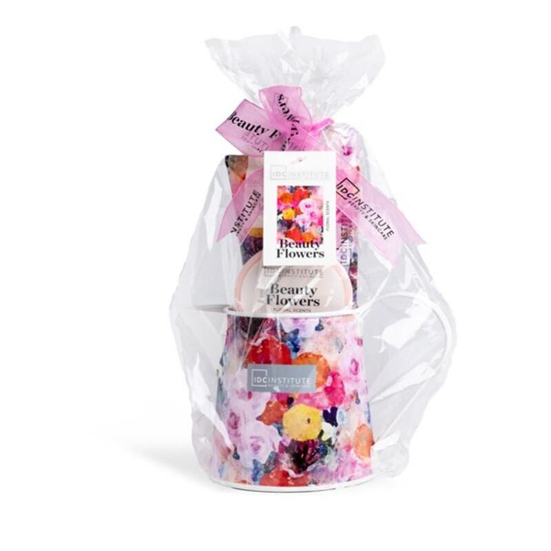 Set 2 produse cosmetice Beauty Flowers IDC Institute 44040, 90 ml si 90 ...