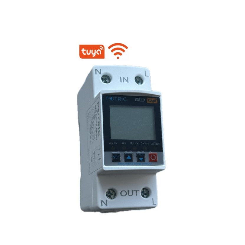 Releu monofazic monitorizare si protectie Wi-Fi Potric, 63A, aplictia ...