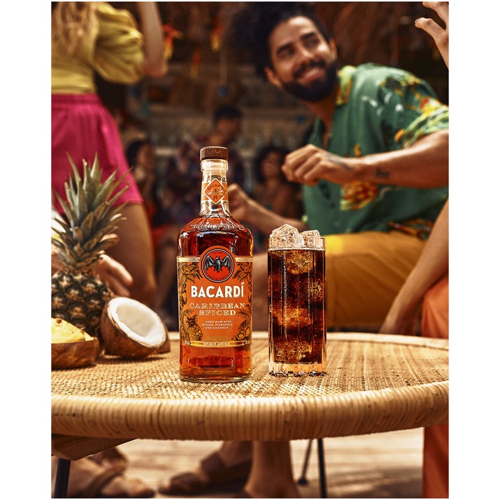 Rom Bacardi, Caribbean Spiced, 40%, 0.7l - eMAG.ro