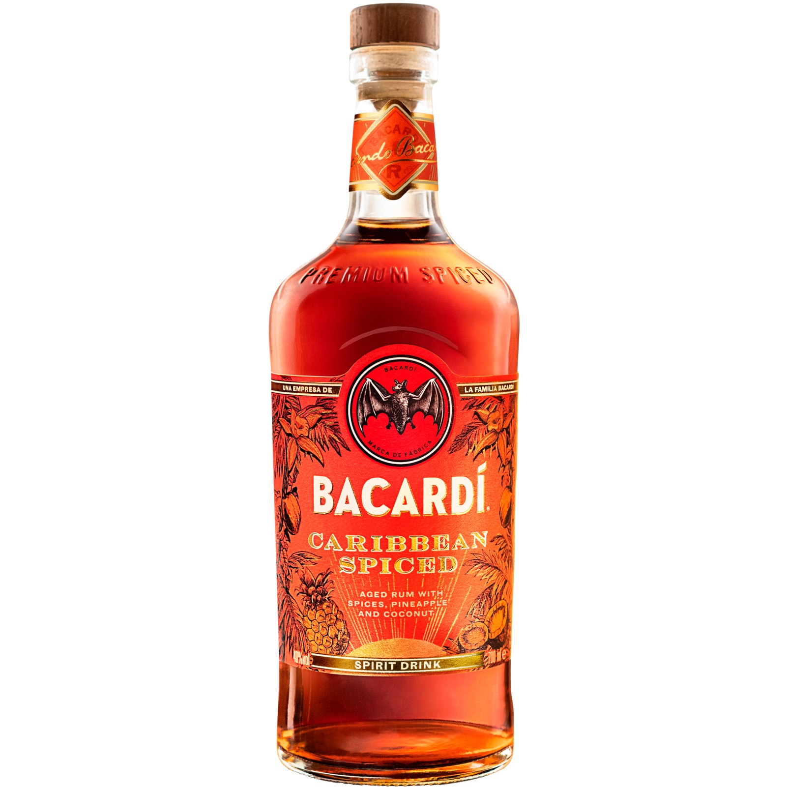 Rom Bacardi, Caribbean Spiced, 40%, 0.7l - eMAG.ro