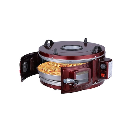 Cuptor electric rotund mega 1300w, cu termostat reglabil 45lt - eMAG.ro