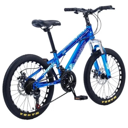 Bicicleta Caraiman, 20-CR, 20 inch, Cadru Otel, Frane pe Disc, Albastra ...