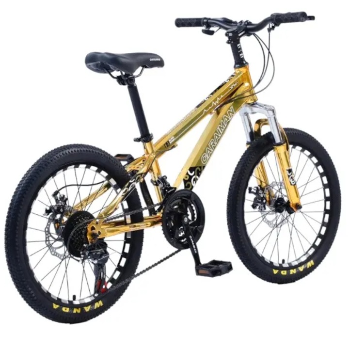 Bicicleta Caraiman, 20-CR, 20 inch, Cadru Otel, Frane pe Disc, Auriu ...