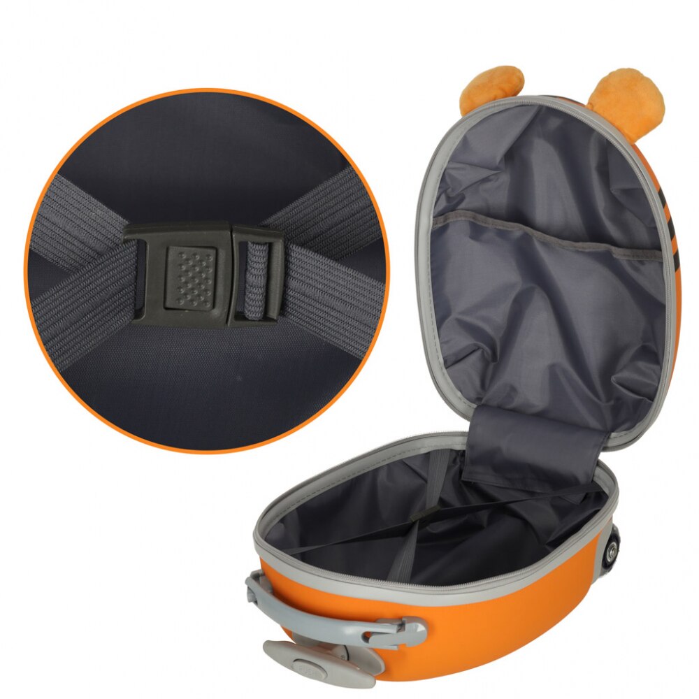 Troller de voiaj cu roti pentru copii model Orange Tiger - eMAG.ro