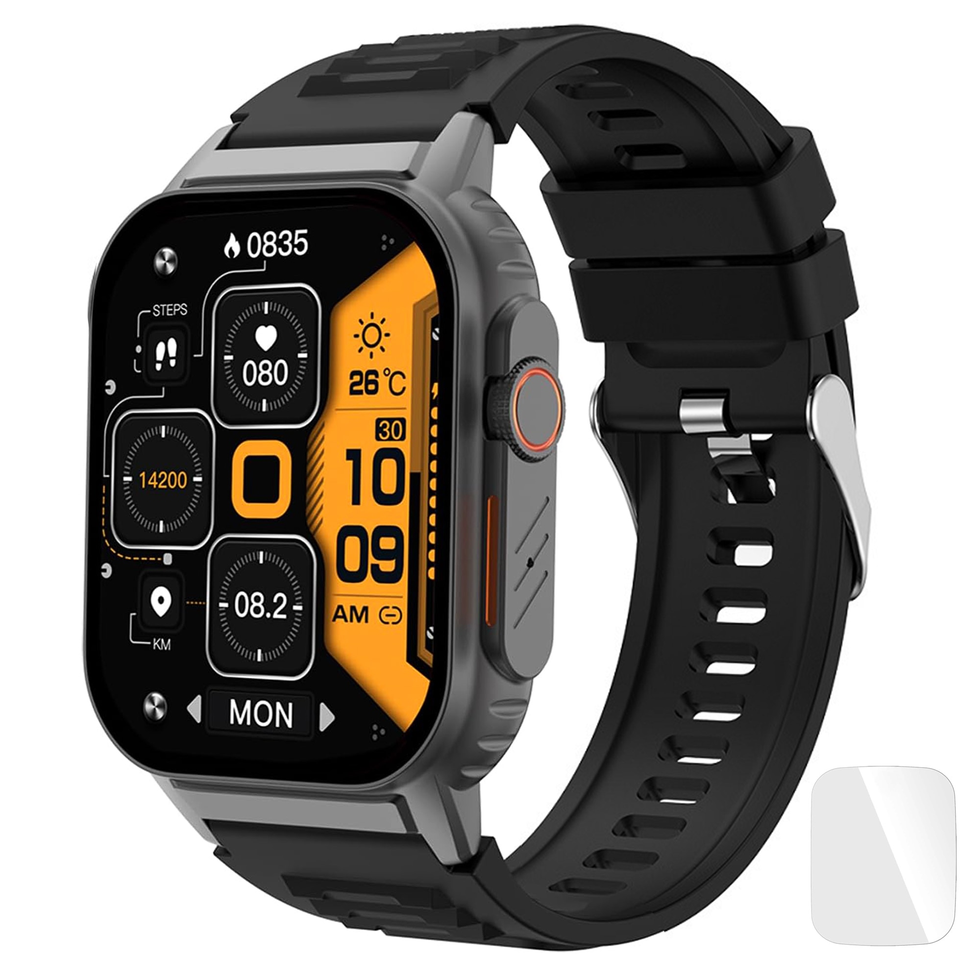 Ceas smartwatch, Inteligent cu Multiple functii fitness, Monitorizare ...