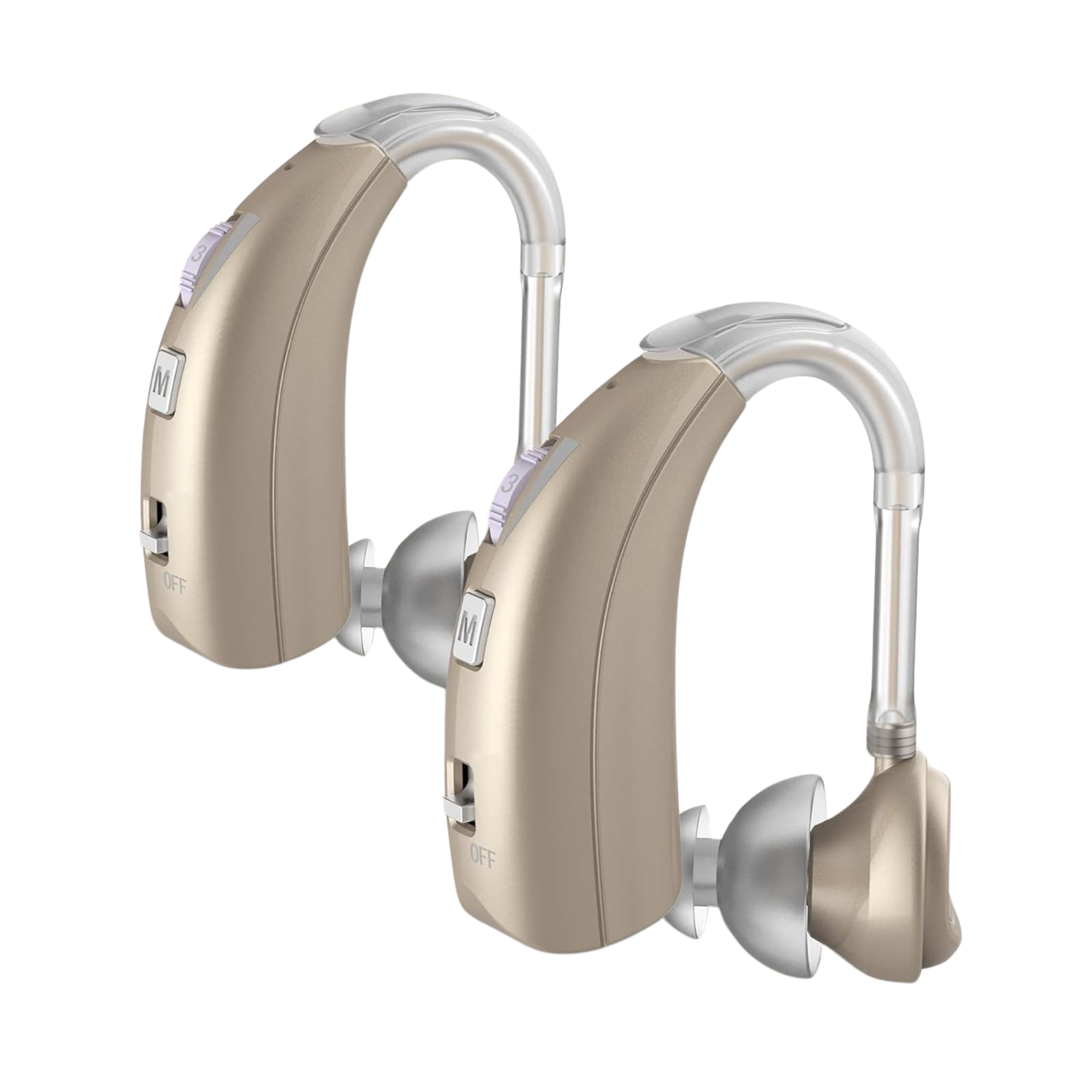 Aparat Auditiv Reincarcabil Set 2Buc, cu Acumulator Vixev, 130 dB ...