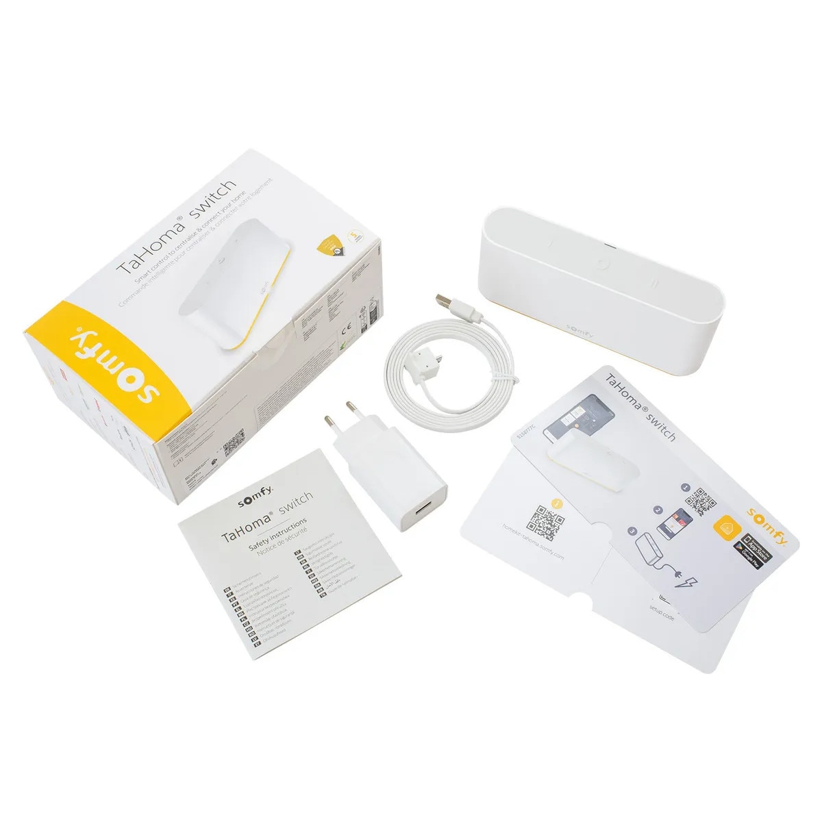 Unitate de control inteligent Somfy TaHoma Switch pentru centralizarea ...