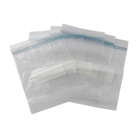 Set de pungi reutilizabile si resigilabile, transparente, cu fermoar ...