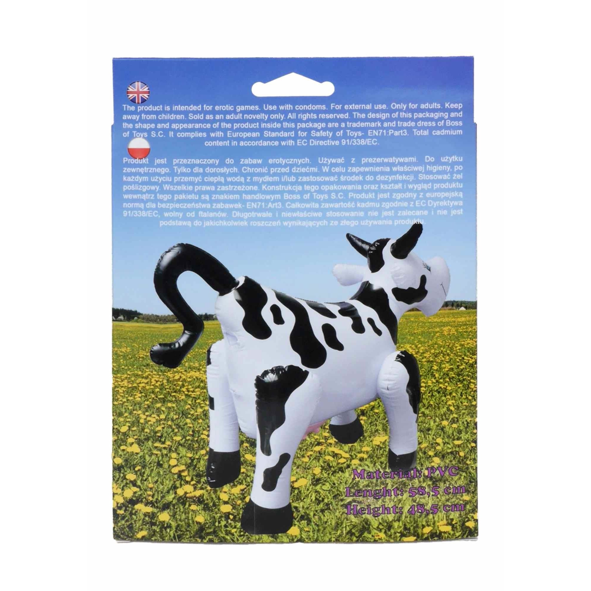 Mini papusa gonflabila Boss of Toys, Latex, 50cm, Alb/Negru - eMAG.ro