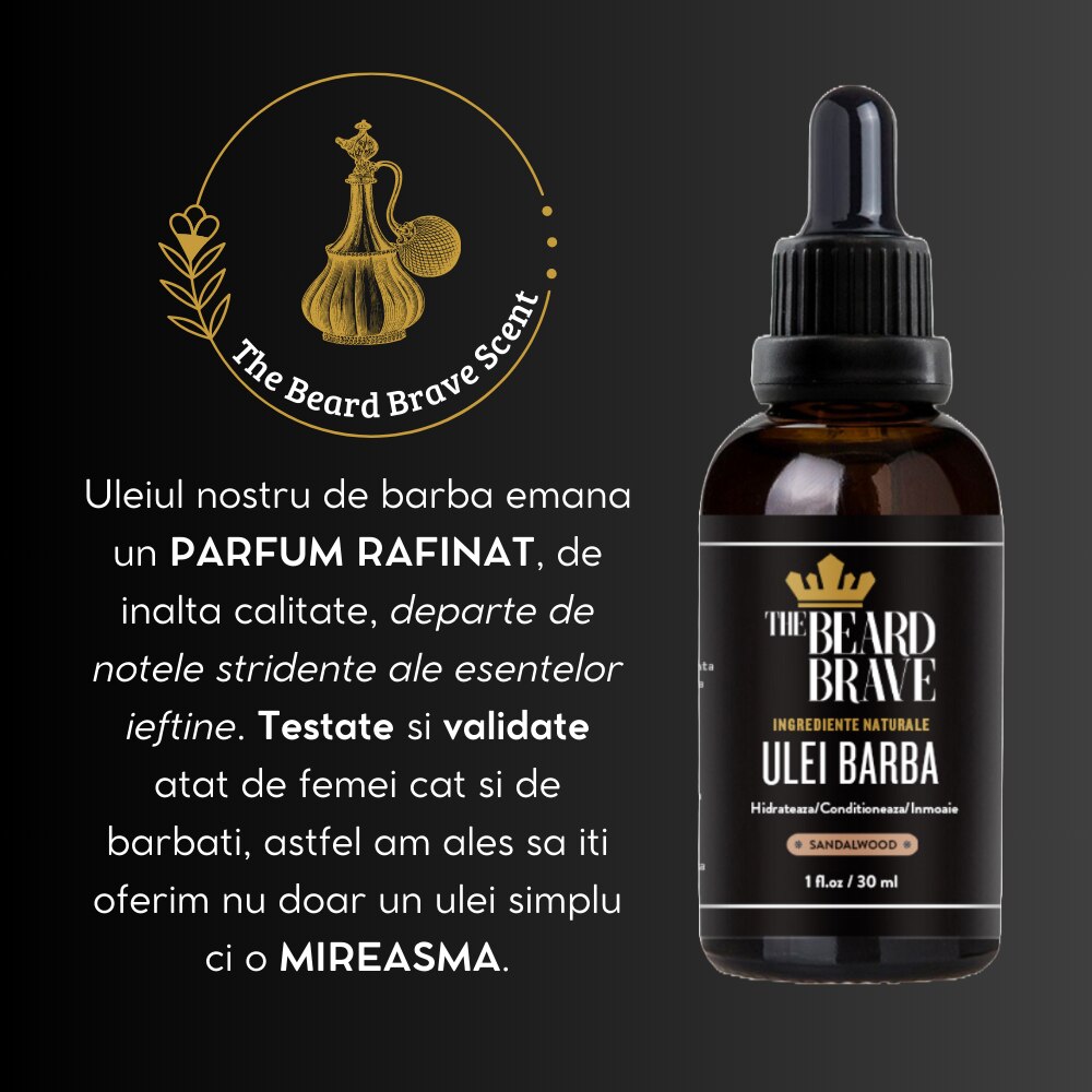 Ulei de Barba Hidratant, Anti Descuamare Piele din Barba, The Beard ...
