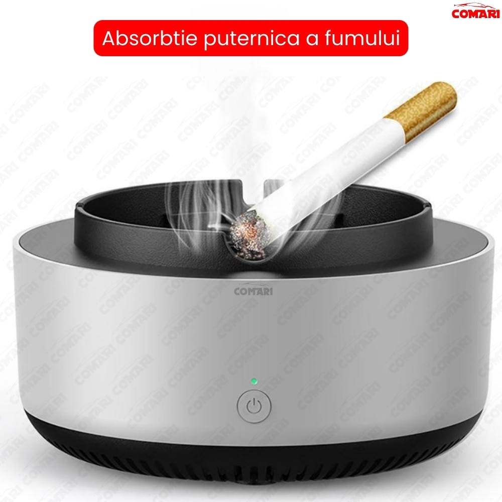 Scrumiera electrica cu aspiratie directa Comari® Purify pentru ...