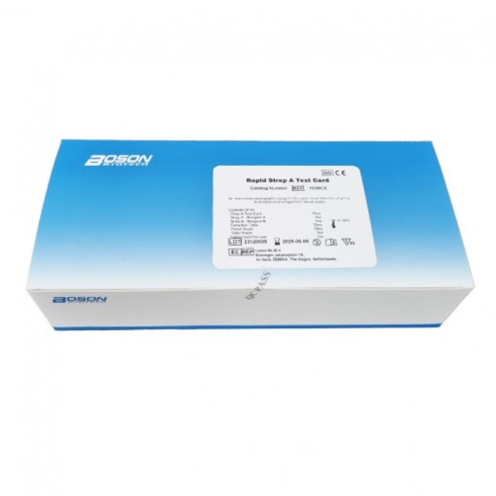 Set 25 Teste Rapide Antigen Streptococ A, Boson - eMAG.ro