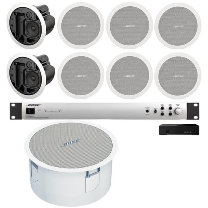 Sistem audio tavan BOSE Commercial Set 8x FS2C + Subwoofer + Wi-fi - eMAG.ro
