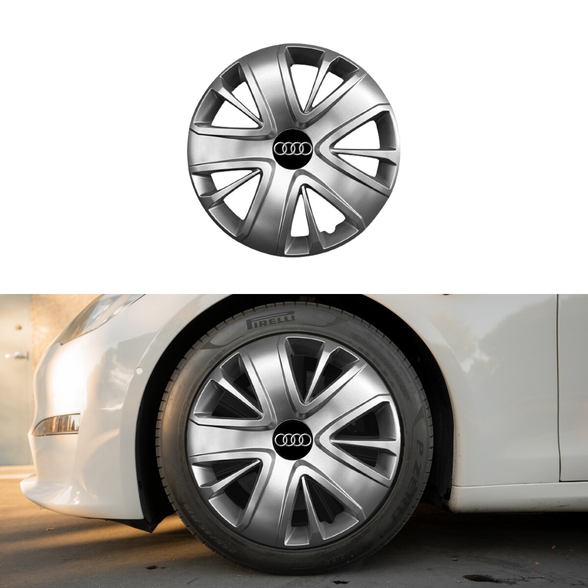 Set 4 Capace Roti R16 AutoSSF ®, Potrivite Jantelor de 16 inch, pentru ...