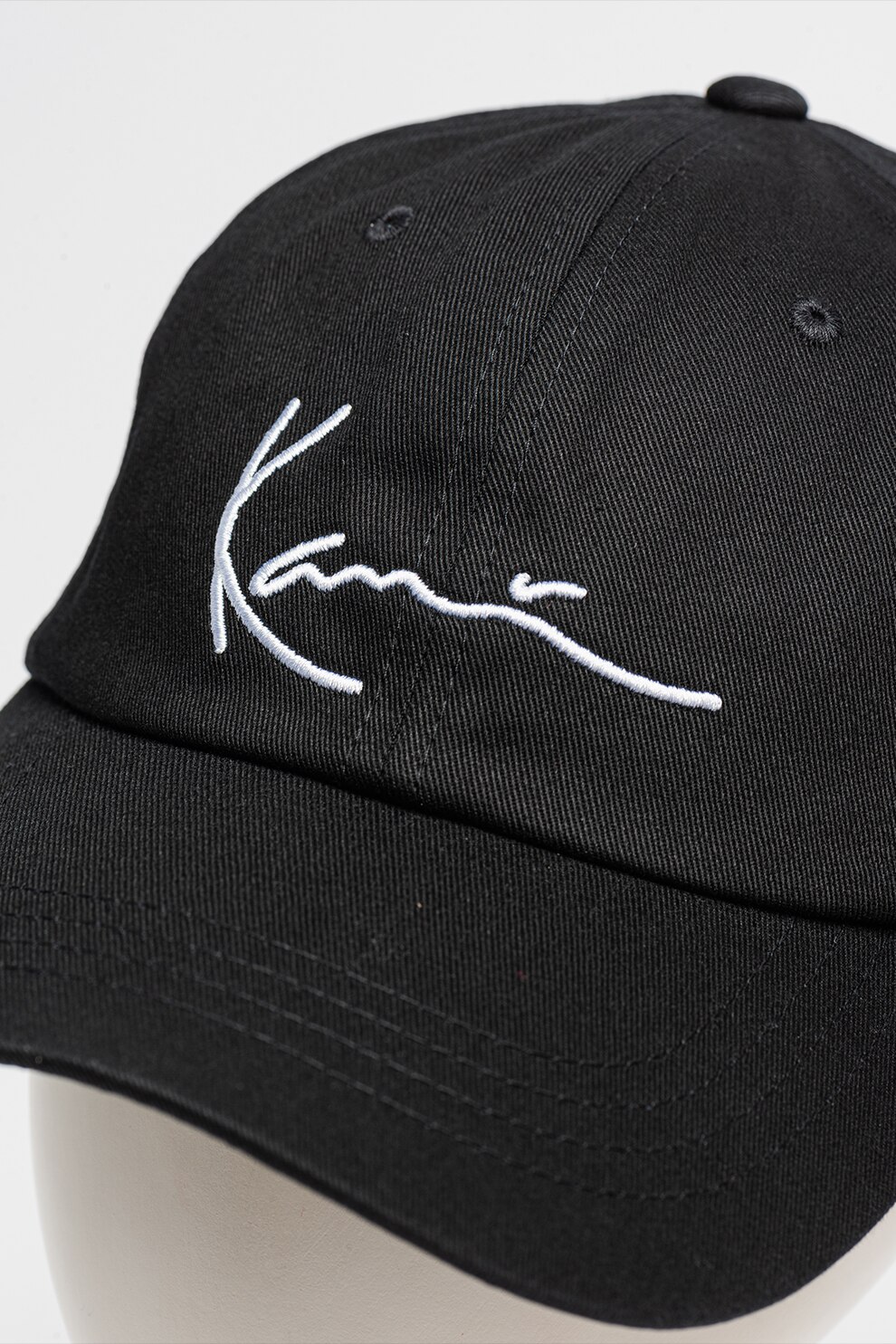 Karl Kani, Sapca ajustabila cu logo brodat, Negru, Alb - eMAG.ro