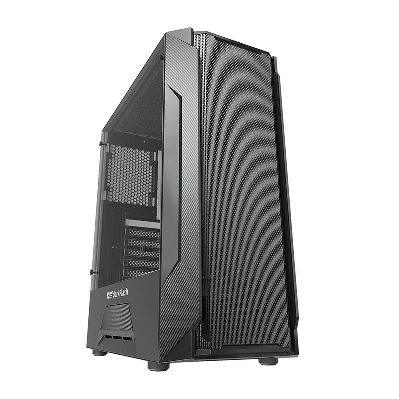 Carcasa computer Darkflash LEO, negru - eMAG.ro