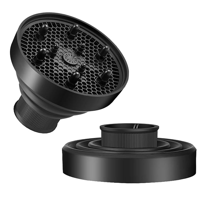 Difuzor universal pliabil pentru uscator de par, negru, 1.65-1.77 ...