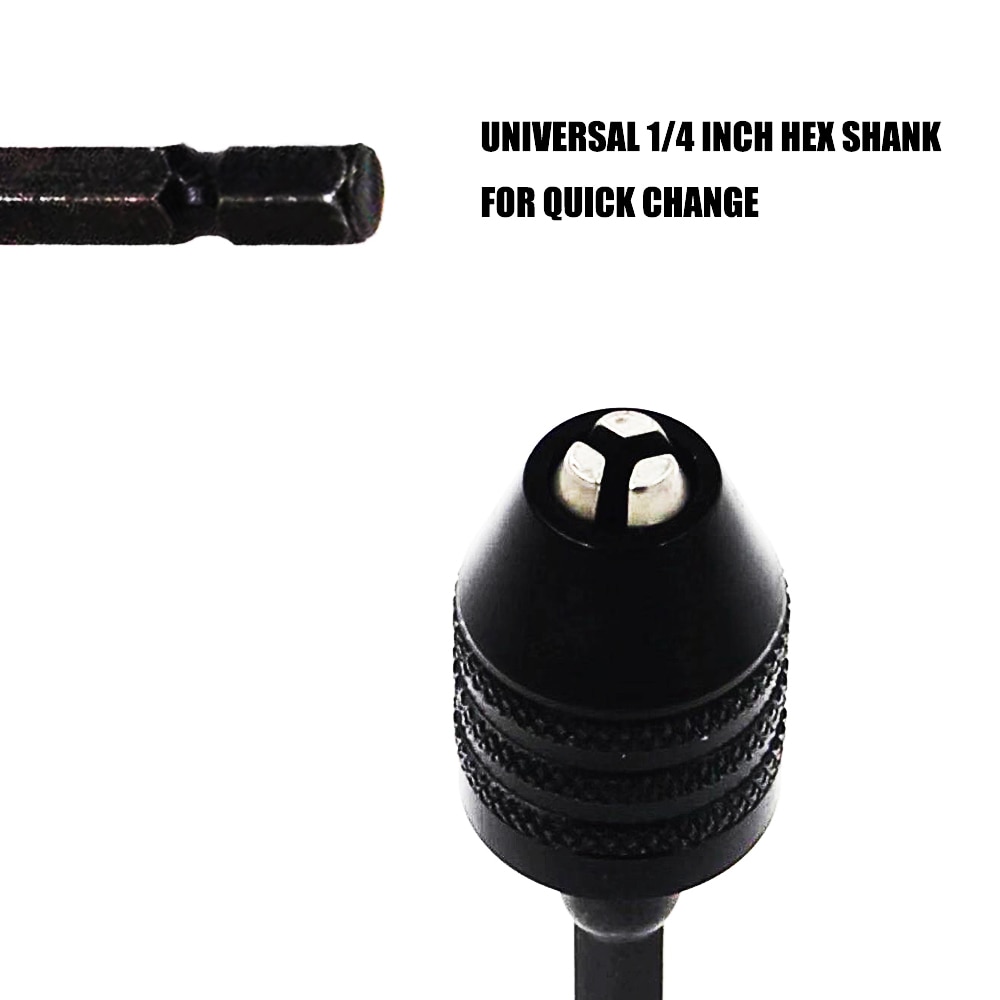 Adaptor mandrina fara cheie, conversie rapida, 0.3-3.6mm, hexagonal ...