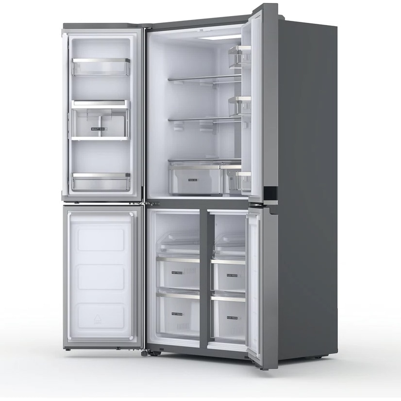 Frigider Whirlpool WQ9 U3L EF alaturat, 594 L, clasa energetica D, otel ...