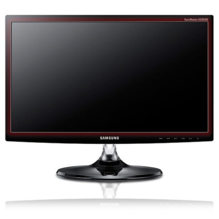 Monitor LED Samsung 24", Wide, Full HD, HDMI, Rosu Transparent ...