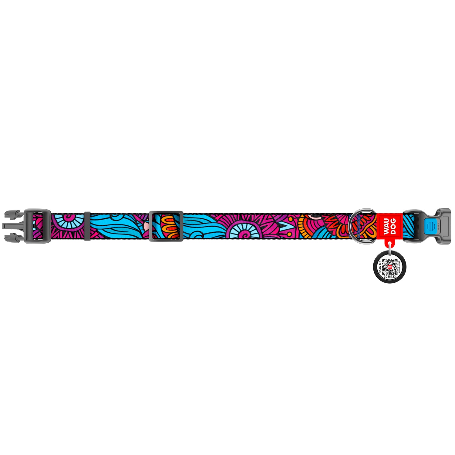 Zgarda pentru caini, WAUDOG, Nylon, Vara, S, 25-35 cm, 15 mm - eMAG.ro