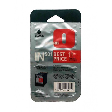 Cartus imprimanta inkjet, Compatibil cu Olivetti IN501, negru, 11ml ...
