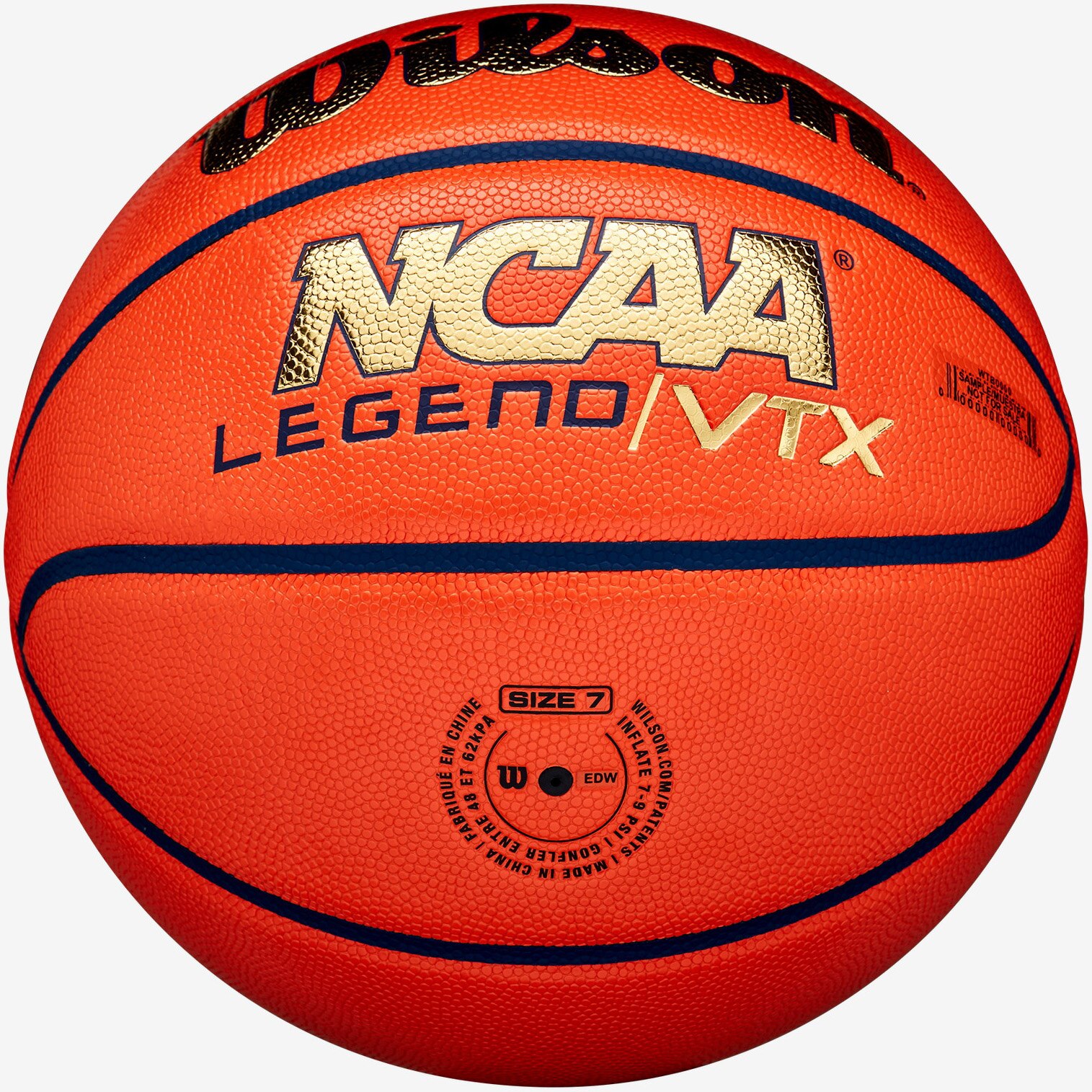 Minge baschet Wilson NBA Legend VTX, marime 7, portocaliu - eMAG.ro