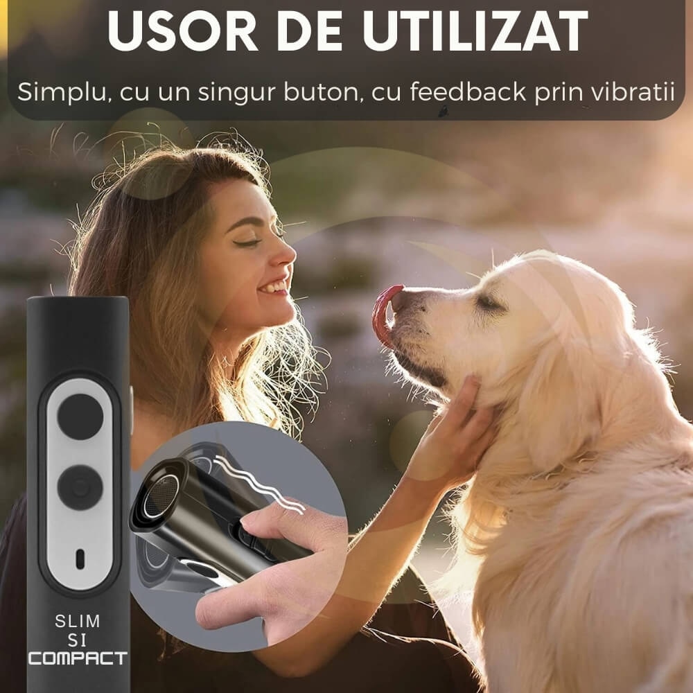 Dispozitiv Profesional Anticaini cu Ultrasunete, de alungat, indepartat ...