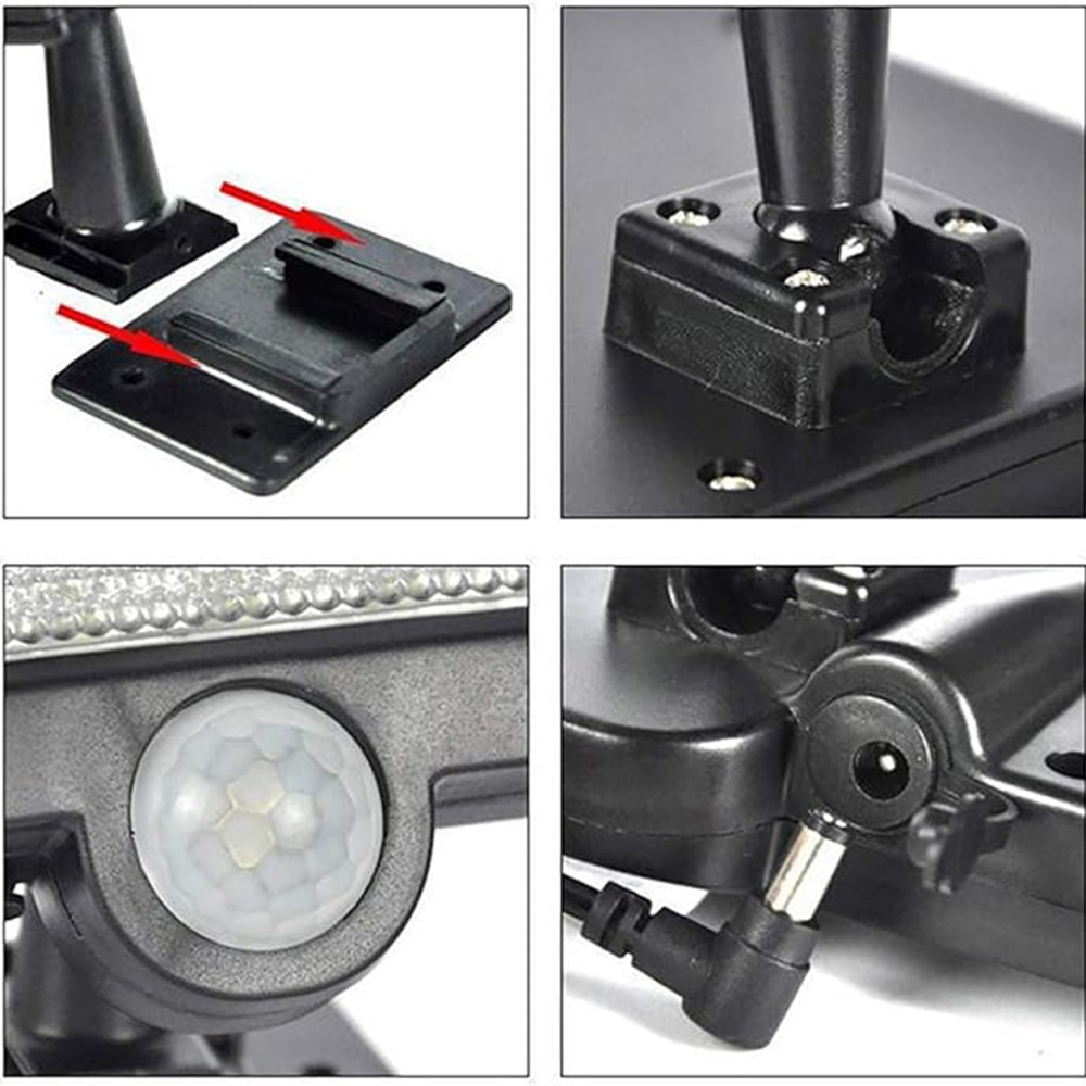 Proiector Solar SIKS De Perete Cu 160 LEDuri COB Cu Conectare Portabila ...