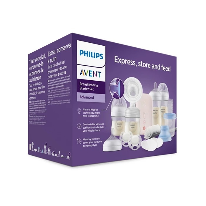 Set nou-nascut cu pompa de san electrica Philips-AVENT SCD340/31, 17 ...