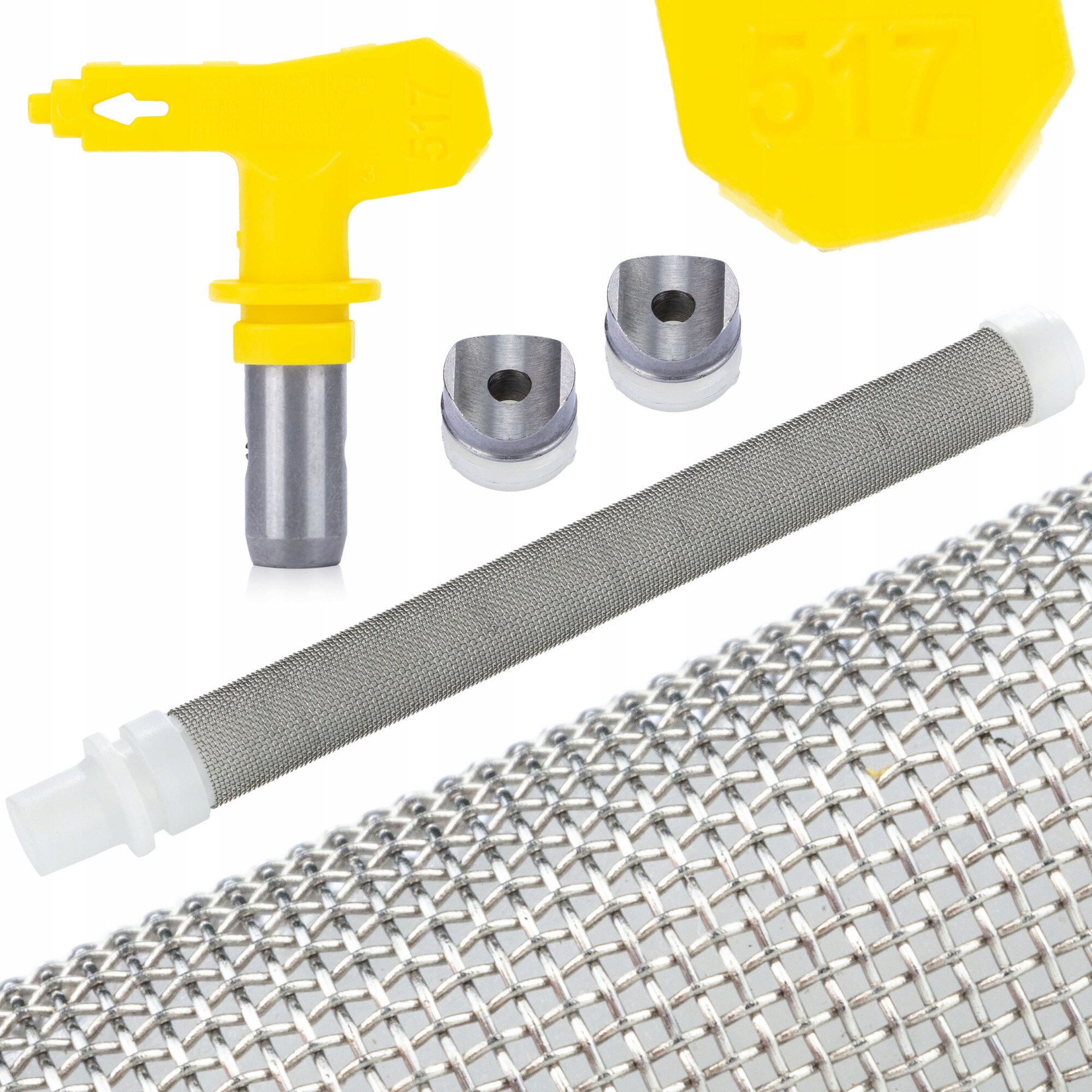 Set unelte tencuit, Rosfix, Model 517, Cu duza, Multicolor - eMAG.ro