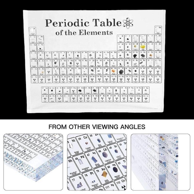 Tabel periodic elemente chimice, 83 de monstre reale, material acrilic ...