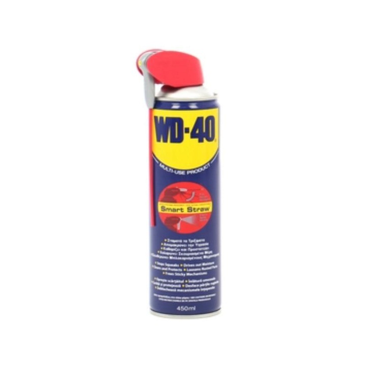 Spray auto, multifunctional, WD-40 Smart Straw, 450 ml - eMAG.ro