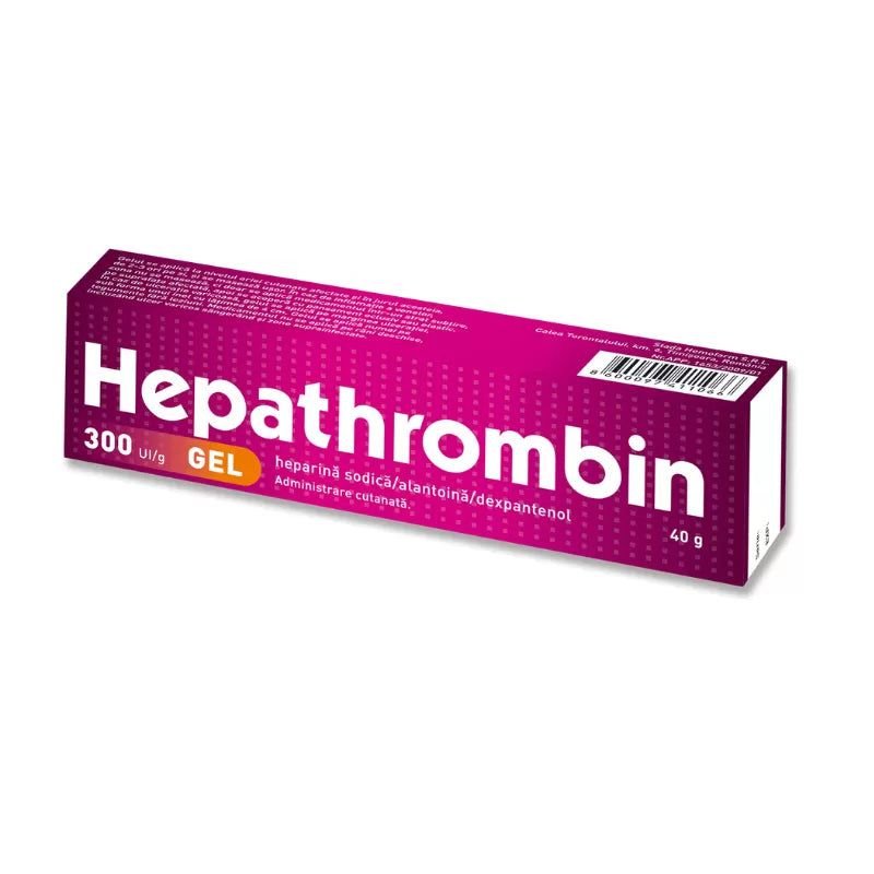 Gel Hepathrombin, pentru leziuni posttraumatice, 300UI/g, 40 g ...