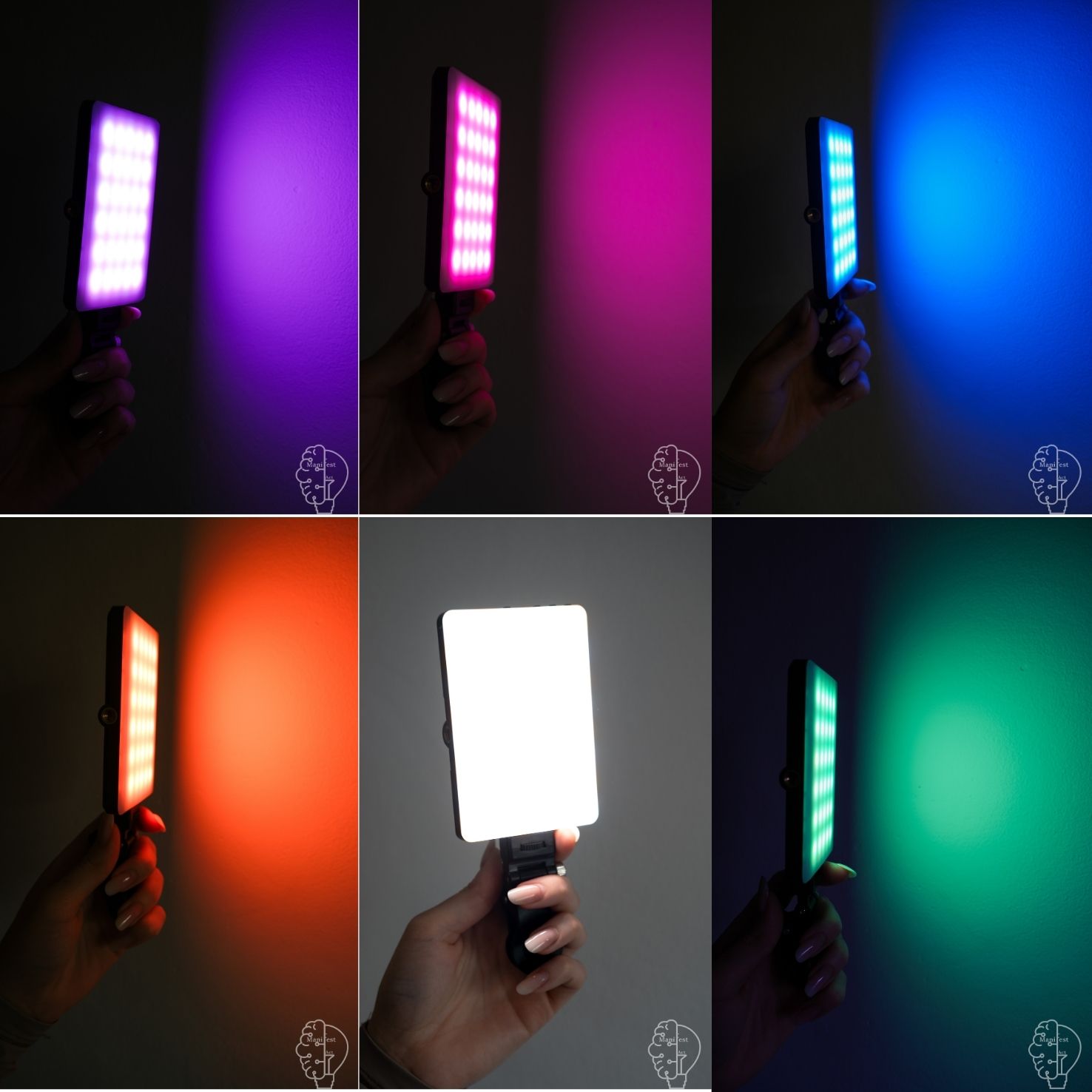 Lampa Led Light RGB Manifestact™ Lumina Perfecta pentru Poze Video, 80 ...
