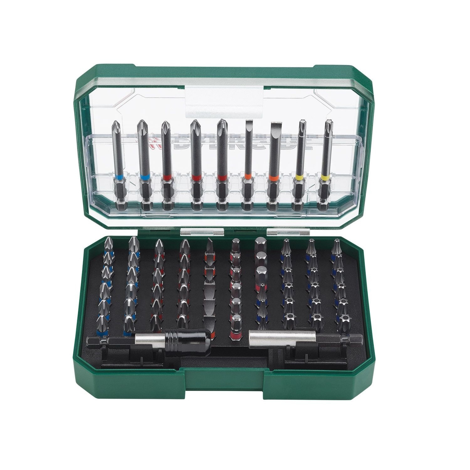 Set de 71 piese biti Parkside PBS3 A2 cu coduri de culoare - eMAG.ro