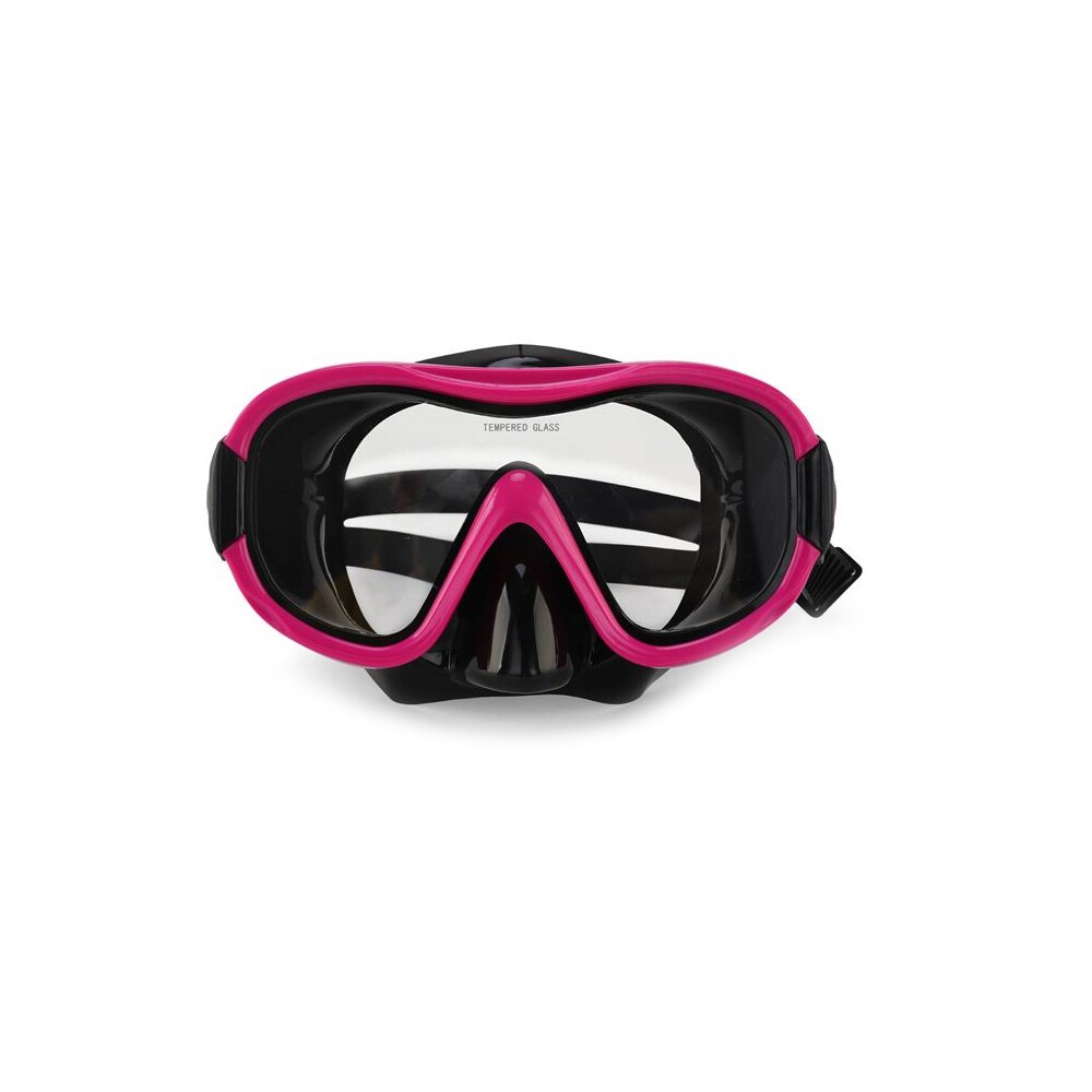 Masca de inot pentru copii, +12 ani, Roz, PVC, ATU-V1079 - eMAG.ro