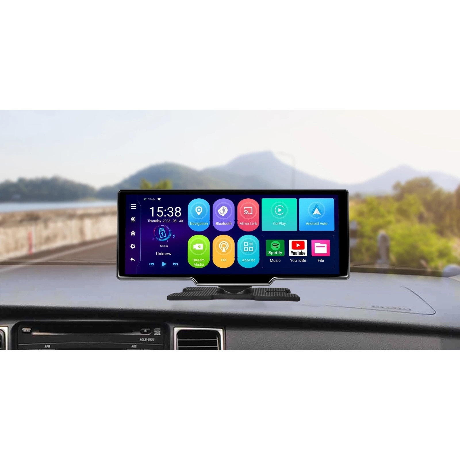 ILIKE 10, 26 inch univerzális Android CarPlay autórádió, MirrorLink ...