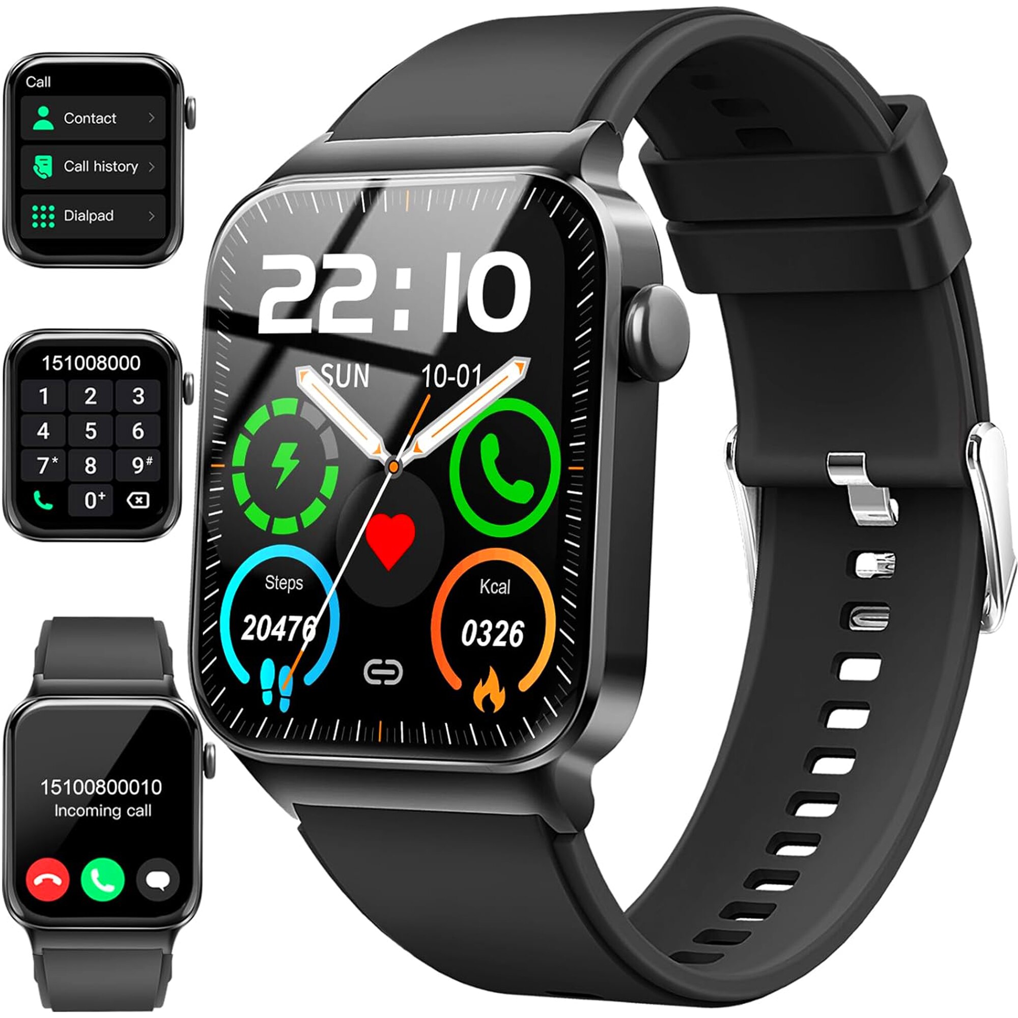 Ceas smartwatch, Inteligent cu Multiple functii fitness, Monitorizare ...