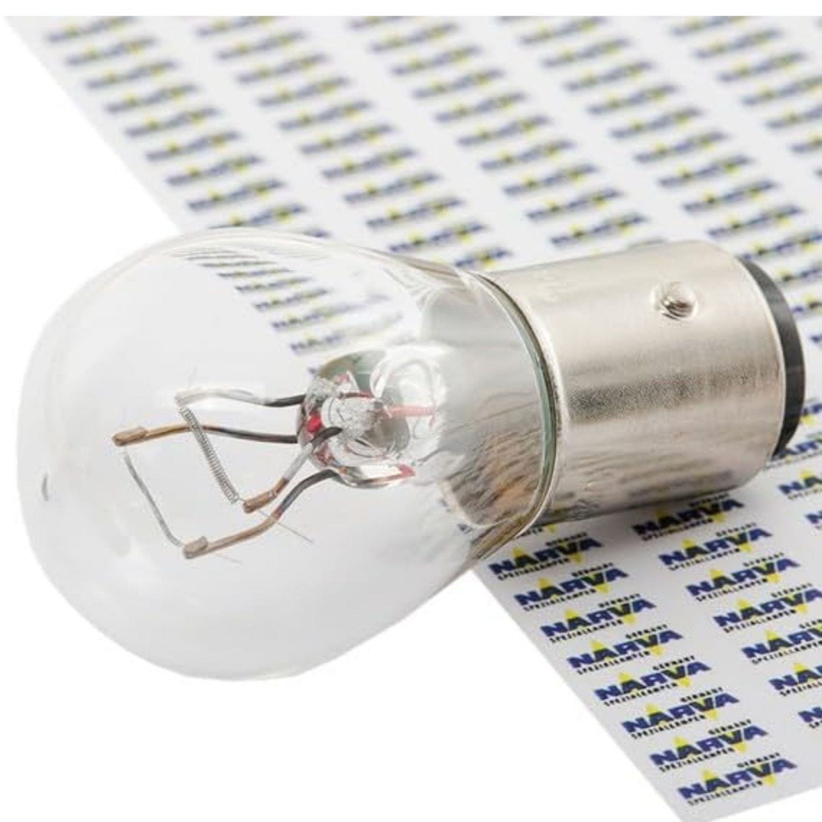 Set 10 Becuri Stop Frana 12V P21/5W BAY15D Narva - eMAG.ro