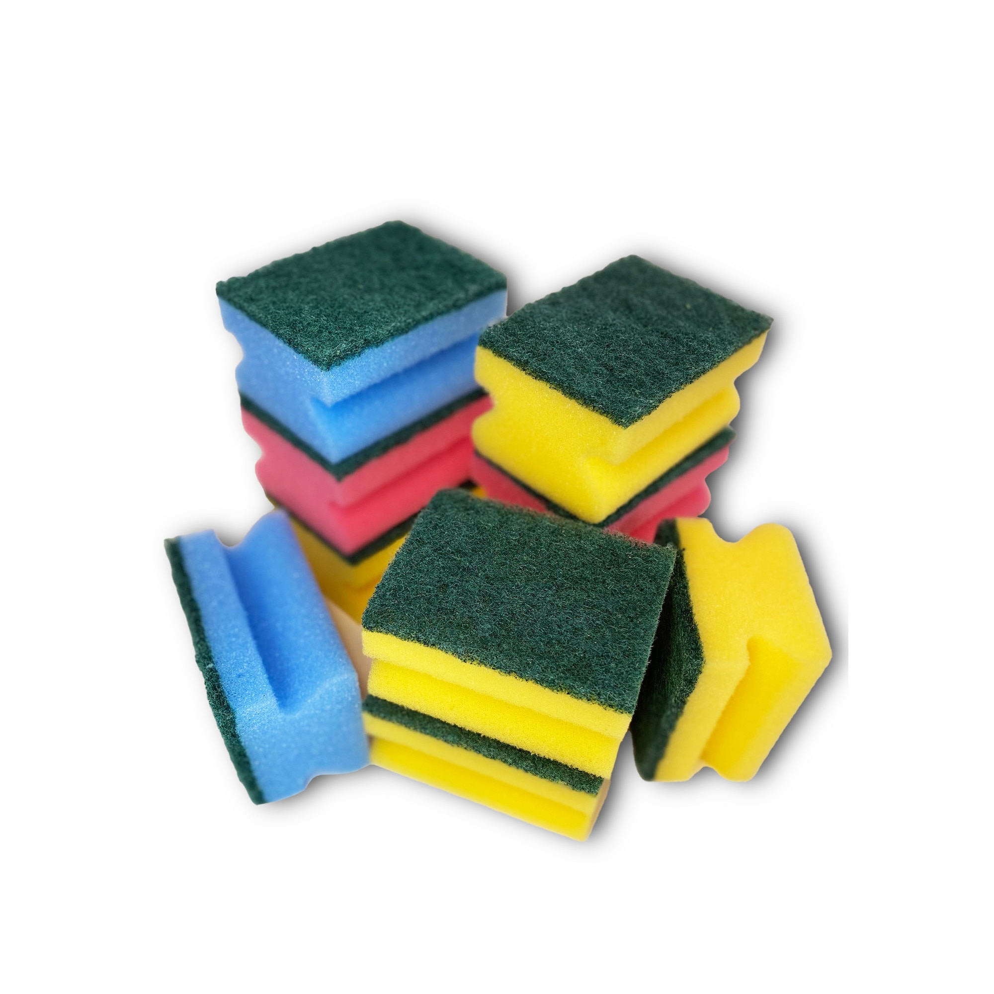 Bureti de bucatarie cu Canelura si Fibra Abraziva, 10 buc / Set ...