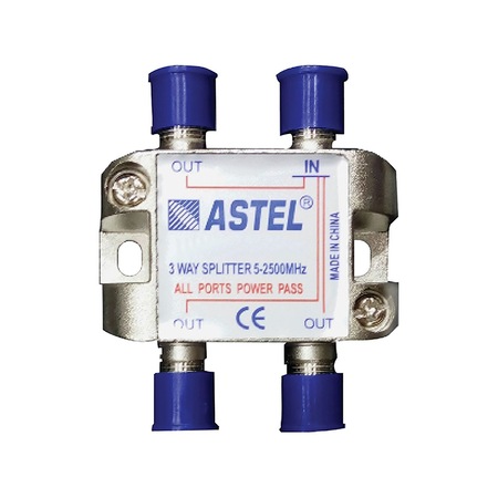 Splitter TV Profesional, pentru cablu coaxial, 5-2500 MHz, 3 iesiri ...